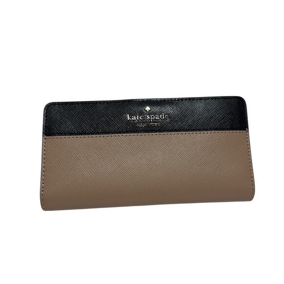 kate spade | Bags | Kate Spade Madison Colorblock Large Slim Bifold ...